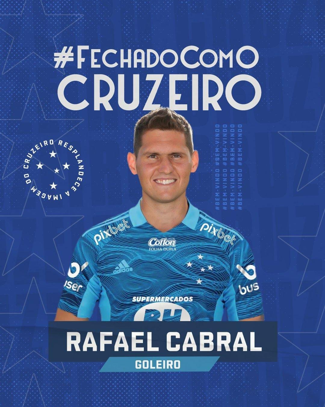 Cruzeiro oficializa a contratação do goleiro Rafael Cabral - Superesportes