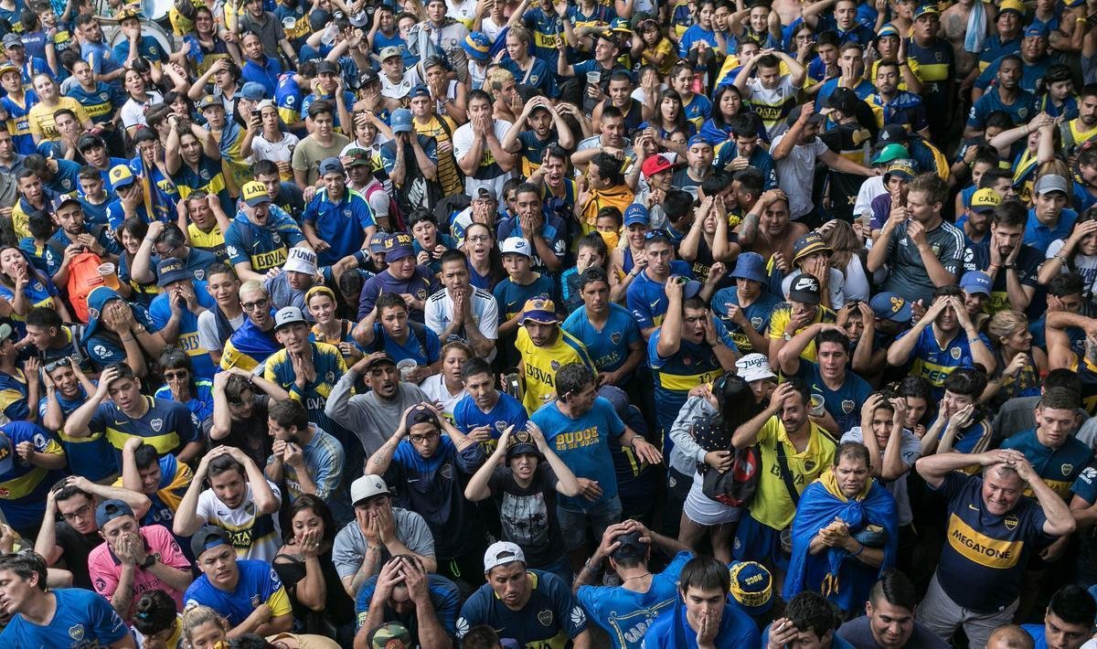 Torcida do Boca Juniors em Buenos Aires - Superesportes
