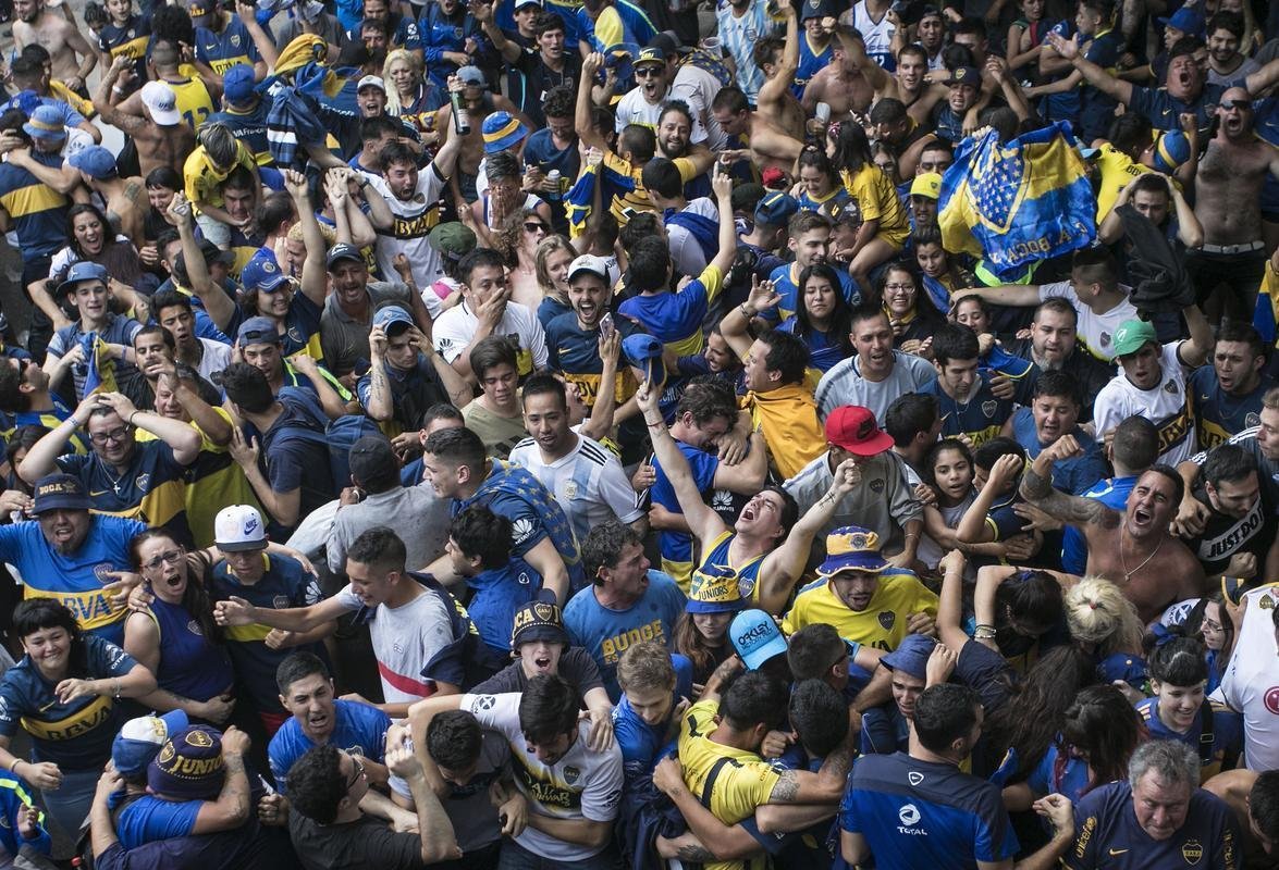 Torcida do Boca Juniors em Buenos Aires - Superesportes