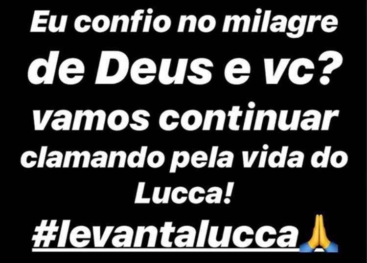 Elisson pede orações para filho Lucca e crê em milagre; ídolos do ...