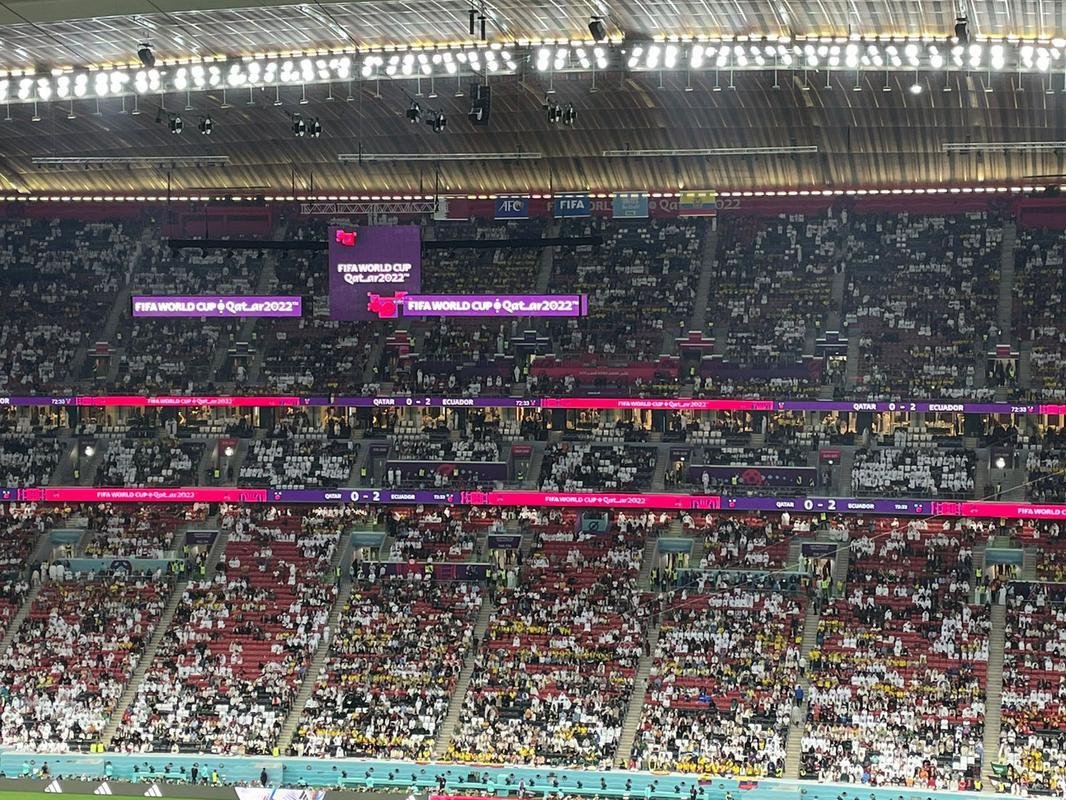 Catar 0 x 2 Equador: público esvazia Estádio Al Bayt antes do fim do ...